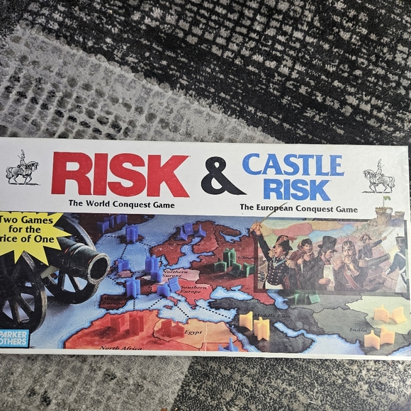 Parker Brothers | Games | Risk Castle Risk Strategy Board Game Vintage ...